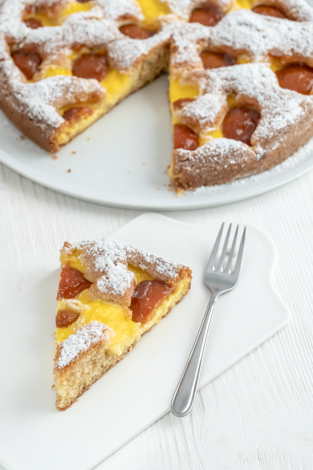 Postaprikosenkuchen Mit Pudding